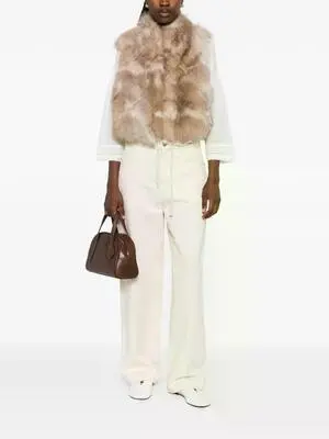 FORTE_FORTE Faux Fur Gilet