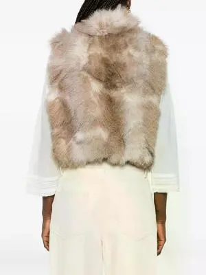 FORTE_FORTE Faux Fur Gilet