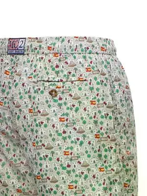 MC2 SAINT BARTH Ibiza Print Swim Shorts