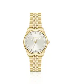BOSS Crystal-embellished Gold-tone Steel Watch - Assorted Pre Pack