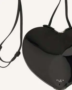 Alaïa Le Coeur Shoulder Bag - Black