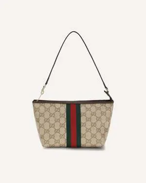 Gucci Small Pouch With Strap And Web