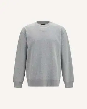 Balmain Embroidered Logo Crewneck Weathirt