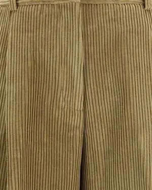 RÓHE Corduroy Flared Trousers - Beige