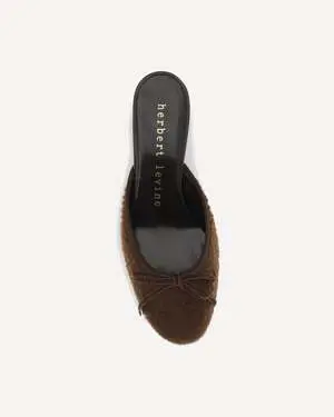 HERBERT LEVINE Fur Sandals