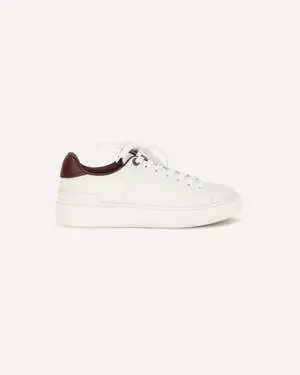 Balmain B-court Leather Sneakers