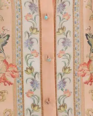 Zimmermann Roselight Silk Habotai Printed Shirt - Multicolour