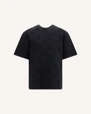 Casablanca Oversized All-over Onogra T-shirt Ale - Black