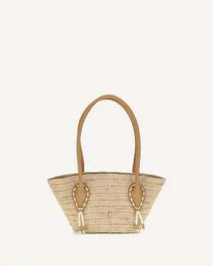 CHRISTIAN LOUBOUTIN Venus Mini Tote Bag - Beige