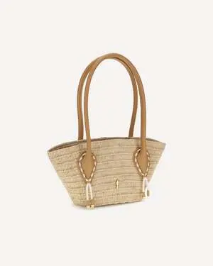 CHRISTIAN LOUBOUTIN Venus Mini Tote Bag - Beige