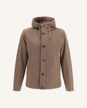 Herno Hooded Button-front Jacket