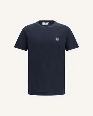 Stone Island Logo Patch T-shirt - Blue