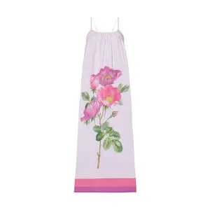 DHARA SHETH, DUBAI Roséa Floral Spaghetti Strap Maxi Dress - Pink