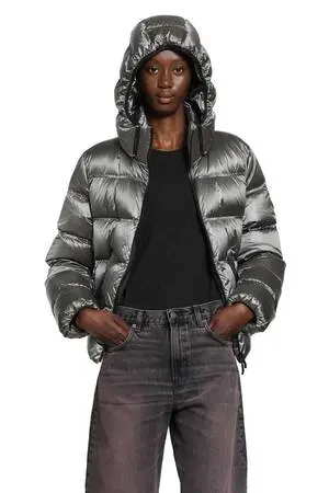 Moncler Sensation Short Down Jacket - Silver