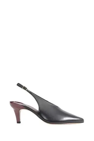 Chloé Suzie Leather Slingback - Black