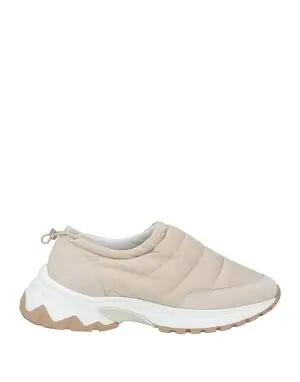Eleventy Sneakers Size Textile Fibers, Leather - Beige
