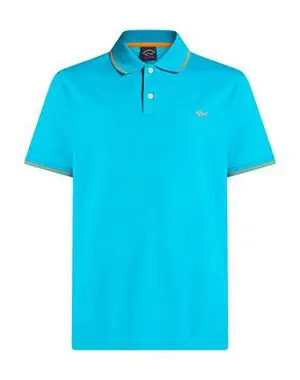 Paul & Shark Polo Shirt Size Cotton - Azure