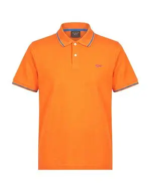 Paul & Shark Polo Shirt Size Cotton - Orange