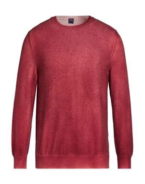 Fedeli Cashmere Crewneck Sweater - Red