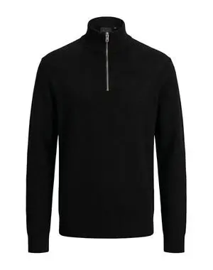 JACK & JONES Premium Sweater Size Cotton, Organic Cotton - Black