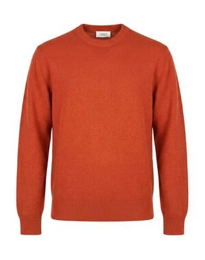 LANEUS Merino Wool And Cashmere Crewneck Sweater - Red