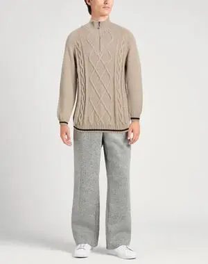 Alpha Studio Turtleneck Taupe Size Wool