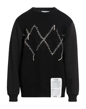 BALLANTYNE Raw Diamond Sweater Size Cotton, Cashmere - Black