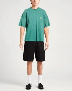 Carhartt T-shirt Turquoise Size Cotton