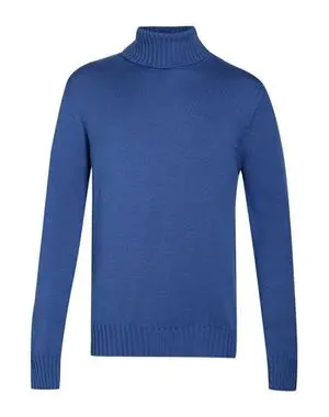 Alpha Studio Turtleneck Burgundy Size Merino Wool - Blue
