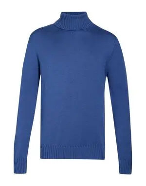 Alpha Studio Turtleneck Burgundy Size Merino Wool - Blue