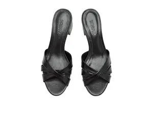 Schutz Keefa Block Mule Sandals - Black