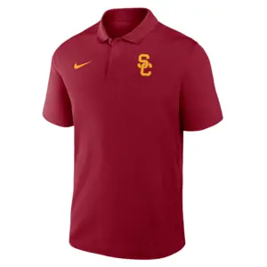 Nike Usc Victory Dri-fit College Polo - Red