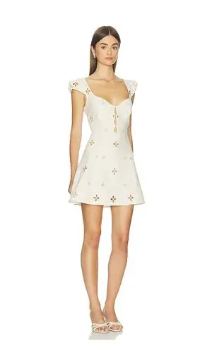 MIRROR PALAIS Maria Micro Dress In White