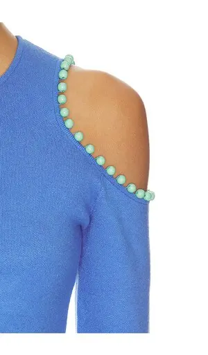 THE WOLF GANG Escena Mini Dress In Blue