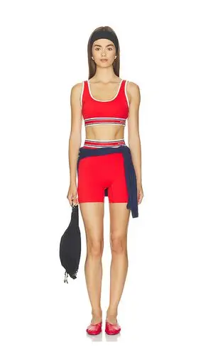 P.E Nation Pursuit Sports Bra In Red