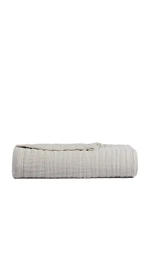 PARACHUTE Cloud Linen Gauze Throw In Cream