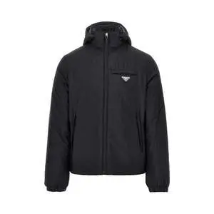Prada Re-nylon Down Jacket - Black