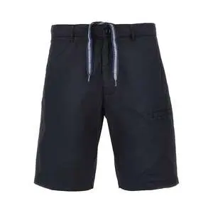 Aspesi Cotton Micro Twill Shorts - Blue