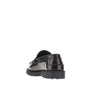 BIANCO Leather Loafers With Penny Band And Lug Sole