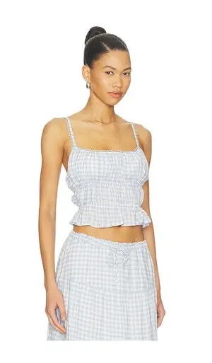 Peixoto Amelia Top In Baby Blue