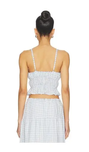 Peixoto Amelia Top In Baby Blue