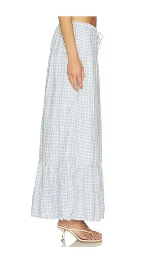 Peixoto Riley Maxi Skirt In Baby Blue