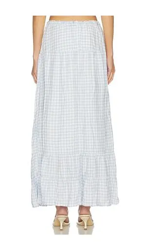 Peixoto Riley Maxi Skirt In Baby Blue