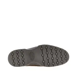TOD'S Suede Leather Desert Boots With Gommini Heel Detail - Brown