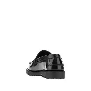 BIANCO Leather Loafers With Penny Band And Lug Sole