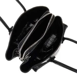 Attico La Passeggiata' Leather Croc Effect Mini Bag