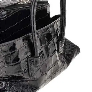 Attico La Passeggiata' Leather Croc Effect Mini Bag
