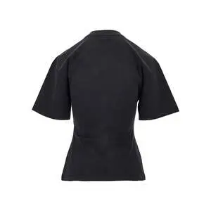 COURREGES Logo Print Fitted T-hirt