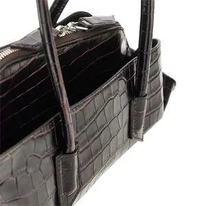 Attico Croco-print Leather Small La Passeggiata Bag