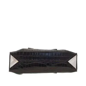 Attico Croco-print Leather Small La Passeggiata Bag